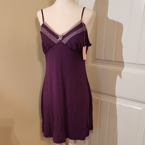 PLUME COSMETICS | Intimates & Sleepwear | Plume Deep Purple Chemise ...